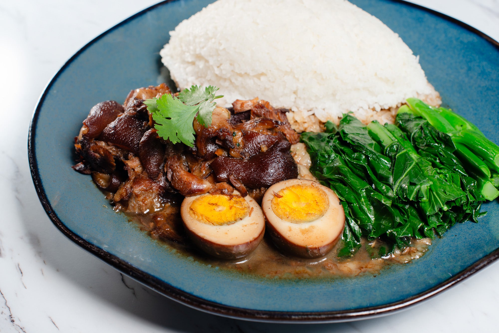 Braised Pork Leg/Trotters over Rice (Khao Kha Mu) | Manaao - Thai ...